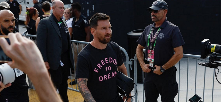 Meet Lionel Messi’s new bodyguard who protects him even while playing.