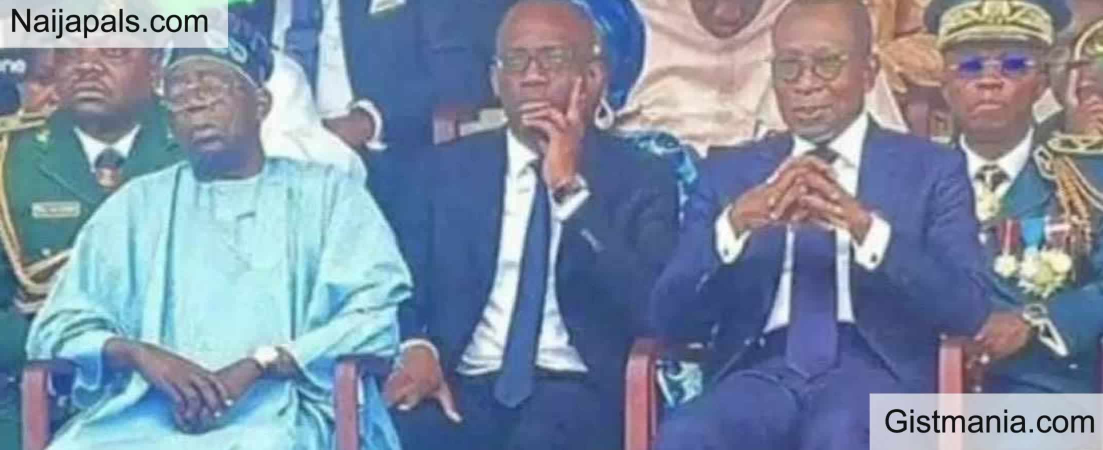 President Tinubu Caught Sleeping at the 63rd Independence Anniversary Celebration of Benin Republic